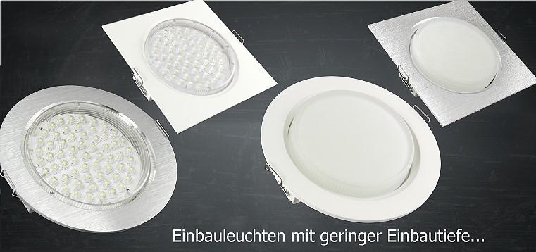 LED-LICHTRAUM.DE: LED Einbaustrahler - Einbauleuchten - Lampen im LED ...
